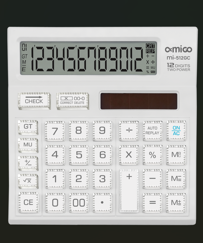 MI 512Wt GC GOLD WHITE - CALCULATOR | DSL ENTERPRISES